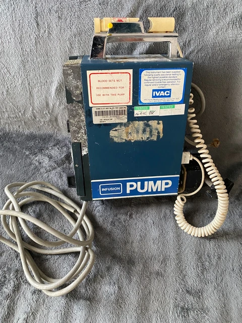 IVAC 531 INFUSION Pump With IVAC 170 Drop Sensor Vintage Ex-Museum ...