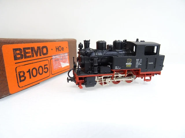 BEMO H0E B1005 Fertigmodell Schmalspur Dampflok der SWEG in OVP LC2003 ...