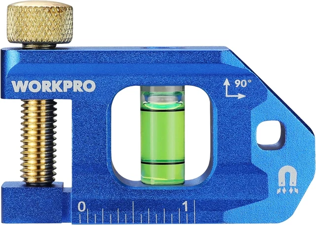 WORKPRO CONDUIT BENDING Level, Magnetic Level, Pipe Level, Bubble Vial for 90° M £14.22 ...