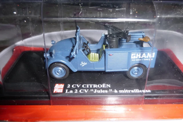 CITROËN 2CV LA 2Cv Jules A Mitrailleuse Neuf 1/43 Auto Plus EUR 12,00 ...