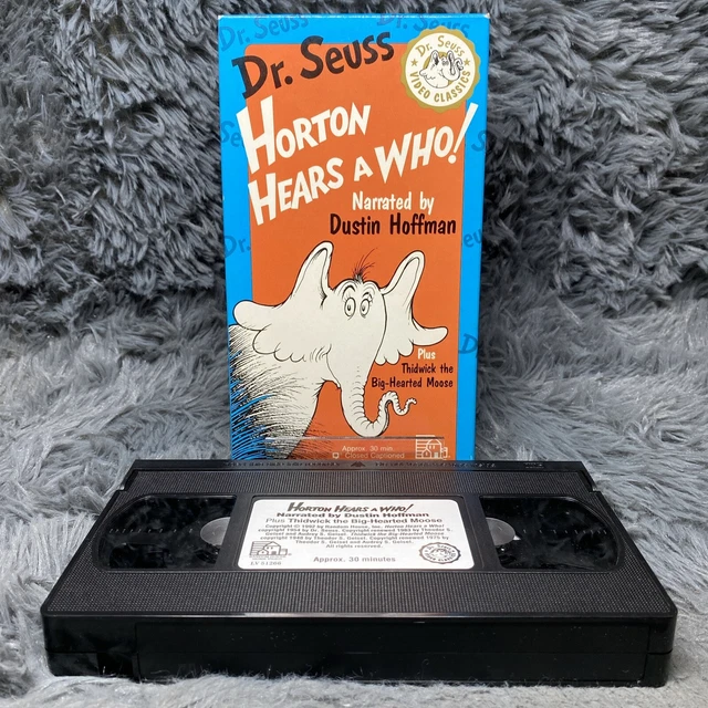 DR. SEUSS - Horton Hears a Who VHS Tape 1994 Narrated By Dustin Hoffman ...