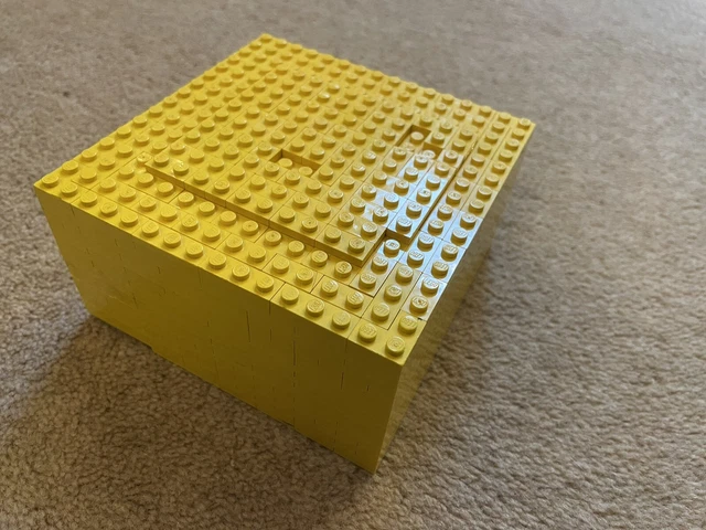 LEGO 820G GENUINE Vintage Yellow Bricks Blocks 1980s 1990s Flat Pieces ...