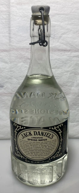 VINTAGE JACK DANIELS Limestone Spring Water Bottle 50 oz £66.50 ...