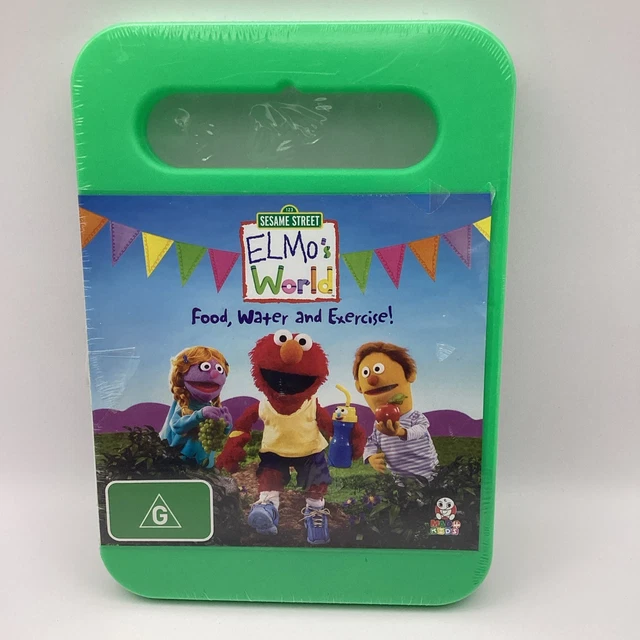 SESAME STREET ELMO'S World Food, Water & Exercise! DVD Brand New Sealed ...