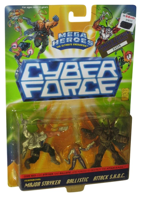 CYBER FORCE EDICIÓN Limitada Major Stryker Action Figure Mattel EUR 18 ...