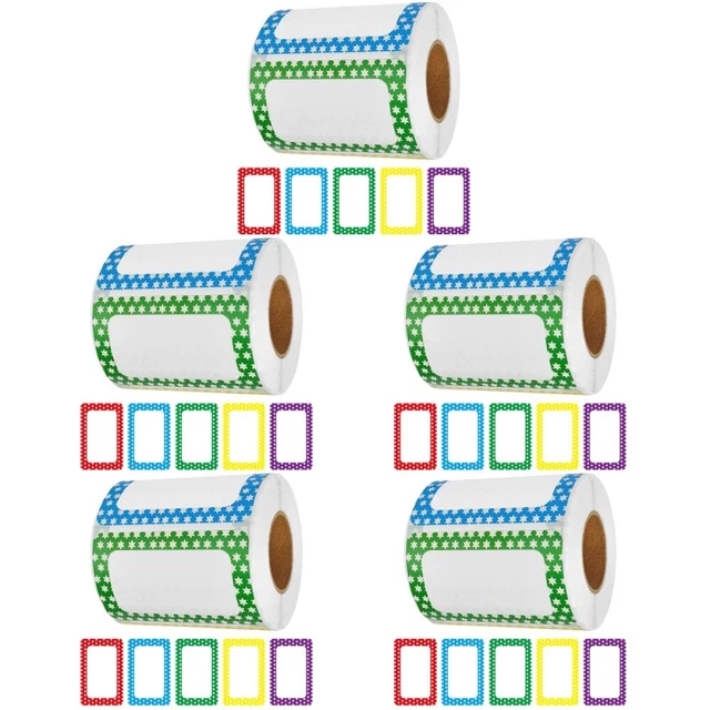 SELF-ADHESIVE LABEL STICKERS Seal Classification Tag Decal Student ...