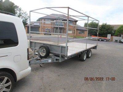 IFOR WILLIAMS TRAILER with removable steel frame and Aluminium plate ...