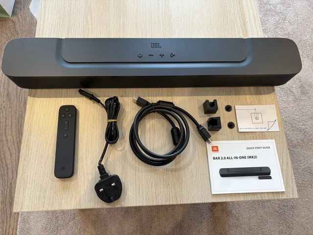 JBL SOUND BAR 2.0 All-in-One (MK2) Soundbar - Black £83.88 - PicClick UK