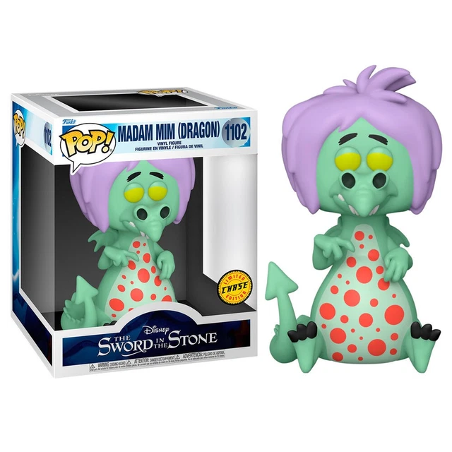 POP FIGURA DISNEY La Spada Nella Roccia Mim As Dragon Chase 15cm Funko ...