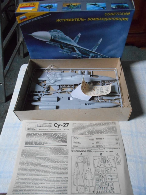 ZVEZDA N°7206 SUKHOI Su-27 Flanker NEUF 1:72 EUR 25,00 - PicClick FR