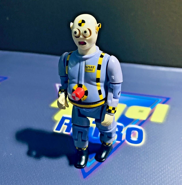 VINTAGE FUNCTIONING CRASH Test Dummies Action Figure Spare Tire Dummy ...