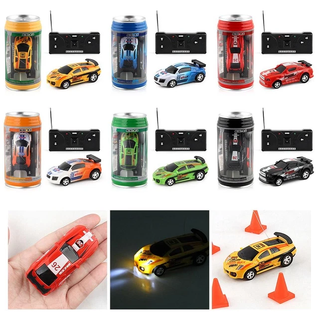 MINI COKE CAN Car Speed RC-Radio Remote Control Micro Car Kids Toy £10. ...