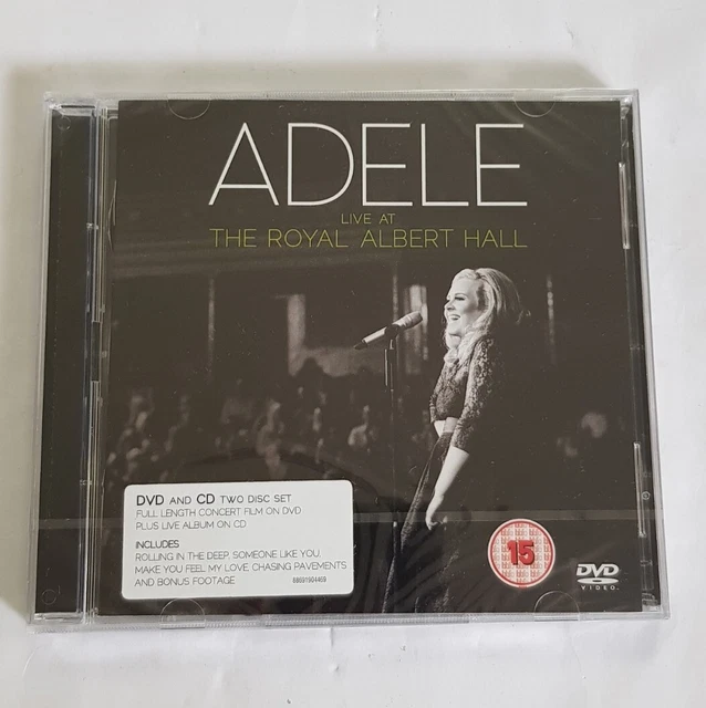 ADELE: LIVE AT the Royal Albert Hall DVD (2017) Adele cert E 2 discs ...