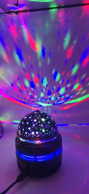 MINI STARRY NIGHT Light Projector Star Sky Moon Lamp £12.00 - PicClick UK