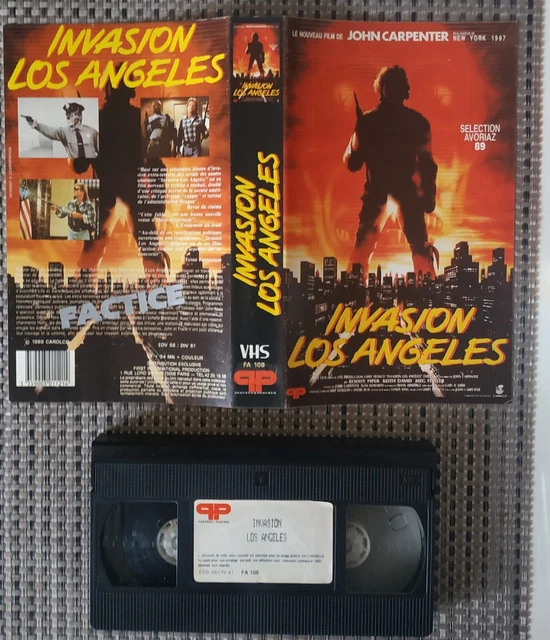 VHS INVASION LOS Angeles / John Carpentier / TBE EUR 48,00 - PicClick FR