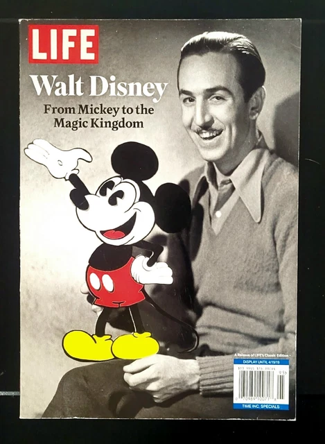 LIFE WALT DISNEY From Mickey To The Magic Kingdom 50 Years of Disney ...