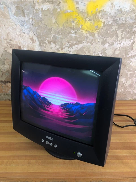 VINTAGE DELL E773C - 17" CRT VGA Computer Monitor | 1280 x 1024 @ 60Hz ...