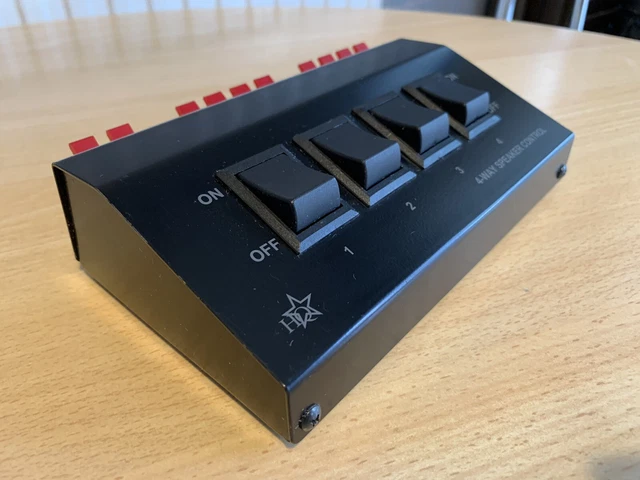 SPEAKER CONTROL BOX - 4 Way Speaker Control - Pre Switch-4 £12.00 ...