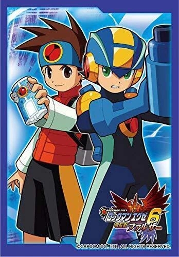 MEGA MAN EXE6 Lan & Mega Man Trading card sleeve Rockman Game $61.62 ...