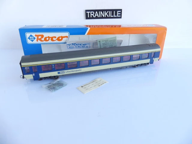 ROCO HO 44474 Voiture Voyageurs 1E Classe Lötschbergbahn N° 406-2 EUR ...