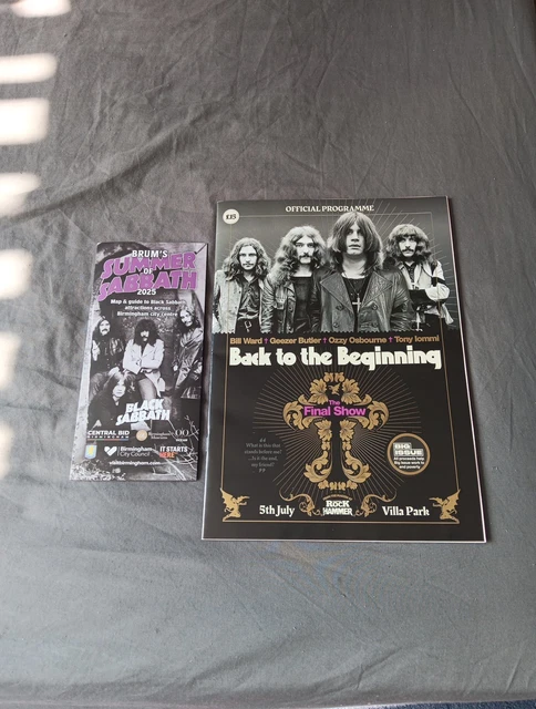BLACK SABBATH BACK To The Beginning Programme + Summer Of Sabbath Guide ...