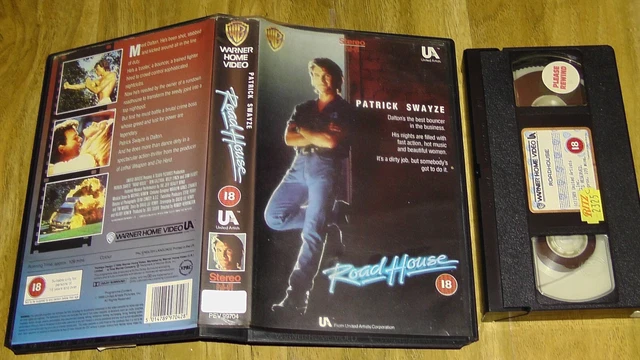ROADHOUSE VHS VIDEO Big Box Ex Rental Cert Warner Brothers £4.99 - PicClick UK
