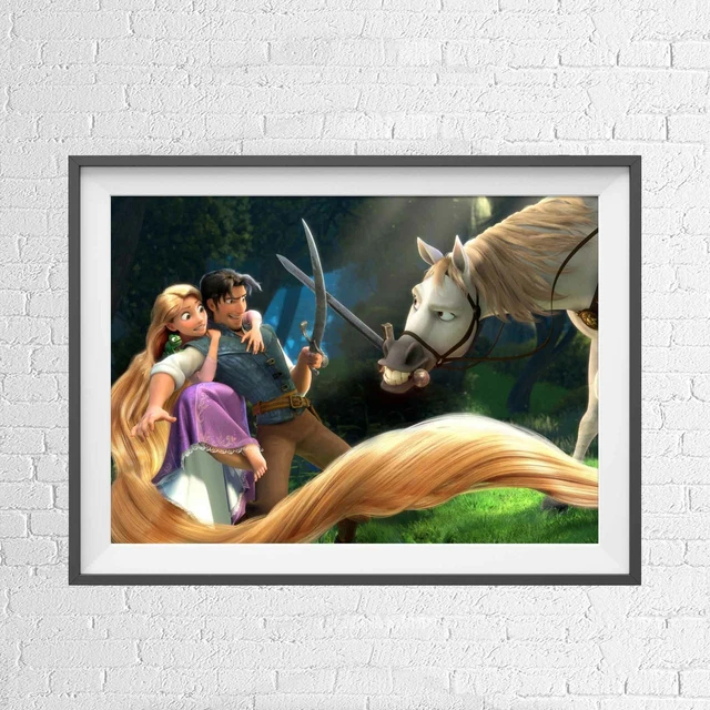 DISNEY TANGLED RAPUNZEL ANIMATION POSTER PICTURE PRINT Sizes A5 to A0 ...