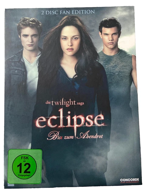 TWILIGHT SAGA ECLIPSE DVD Kristen Stewart Robert Pattinson Liebesfilm ...