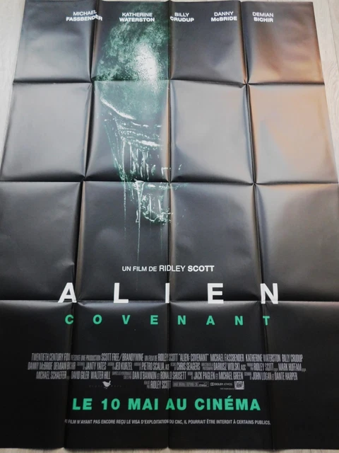 ALIEN COVENANT AFFICHE ORIGINALE Poster 120x160cm 47"63 2017 Ridley ...