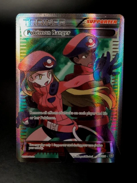 POKEMON RANGER 113/114 Ultra Rare Art Full Holo Steam Siege Pokémon TCG ...