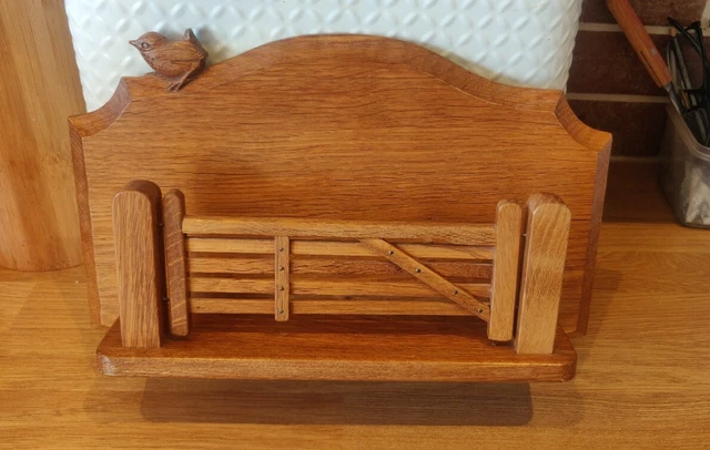 MOUSEMAN ROBERT THOMPSON Interest Wrenman Bob Hunter Letter Rack Wall ...