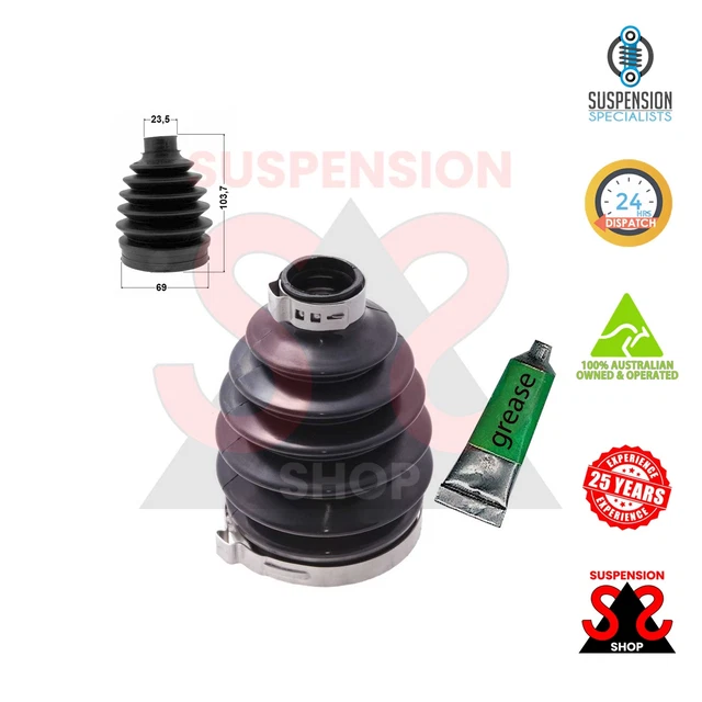 WHEEL SIDE BELLOW Boot Kit, Drive Shaft Suit VOLVO S40 T5 AWD S40 II (544) $51.51 - PicClick AU