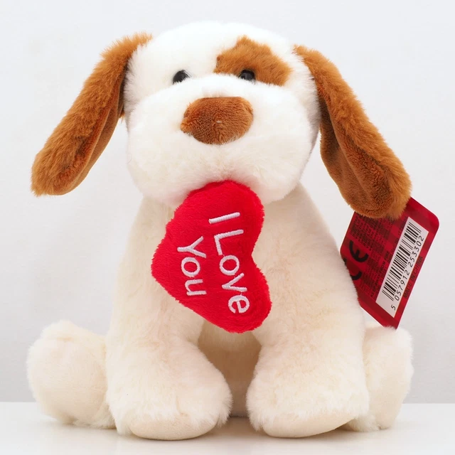 VALENTINES I LOVE You Dog Heart Soft Toy Gift £11.99 - PicClick UK