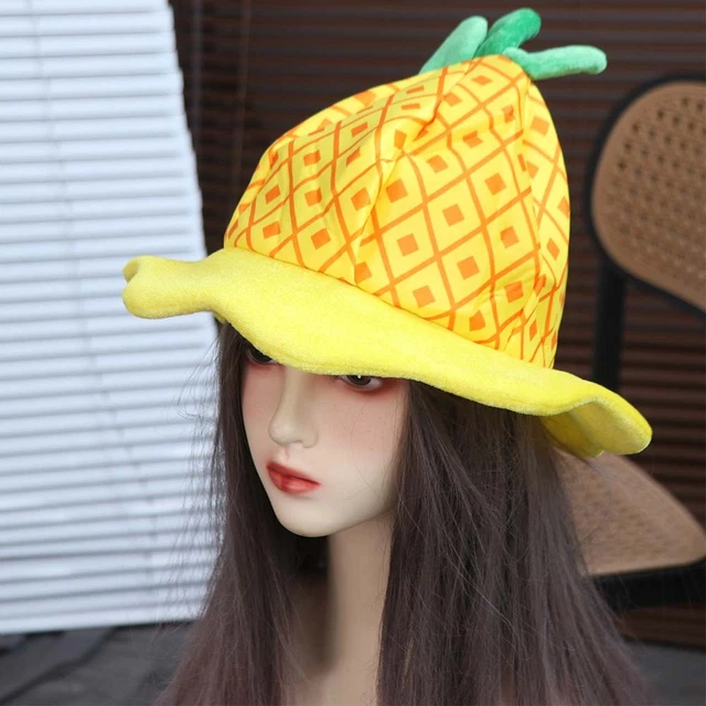 SOFT PLUSH CARTOON Fruit Hat Funny Cosplay Headwear Halloween Costume £ ...