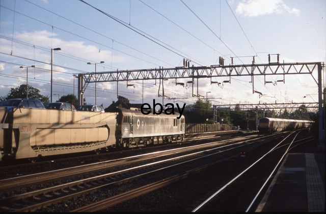 35MM RAILWAY SLIDE - BR Electric Loco Class 92. 92042 @ Tamworth £2.99 ...