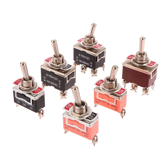 STAINLESS STEEL WATERPROOF Toggle Switch 15A 250V SPST Terminal ON OFF ...