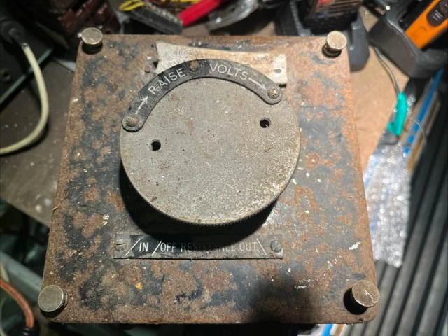 VINTAGE MILITARY VOLTAGE Control Regulator Admiralty Pattern No 6275a ...