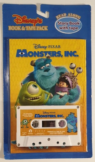 MONSTERS INC DISNEY Pixar Book & Tape Pack Read Along Story Book with ...