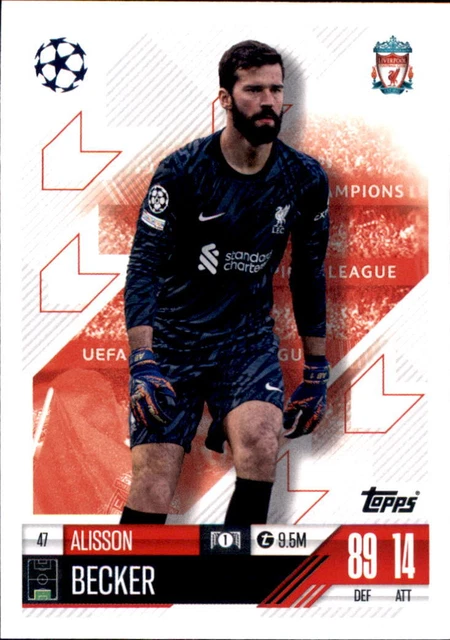 CARTA COLLEZIONABILE CHAMPIONS League 2024/25 47 - Alisson Becker EUR 1 ...