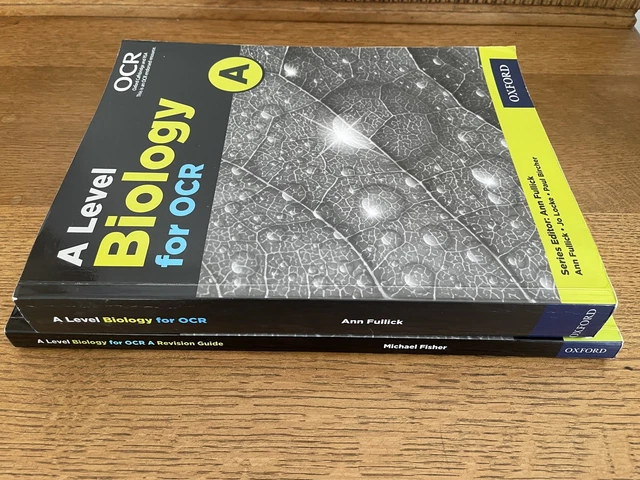 A LEVEL BIOLOGY OCR Student Book & Revision Guide - Fullick & Fisher £ ...