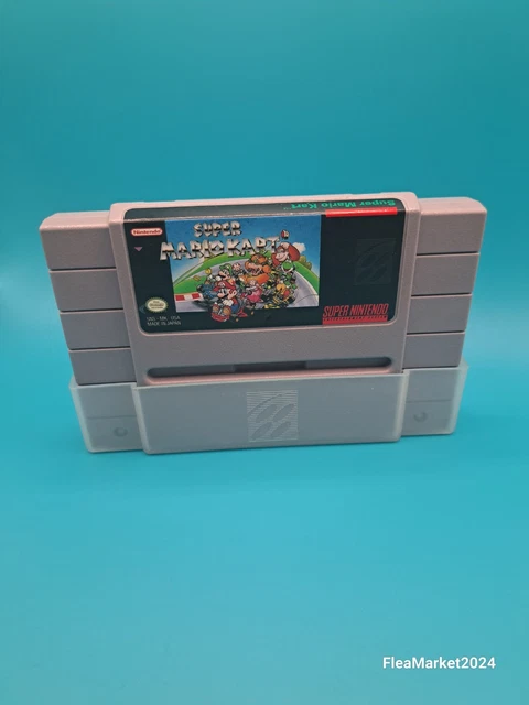 SUPER MARIO KART (Nintendo SNES, 1992) - Autentico - Testato EUR 34,82 ...