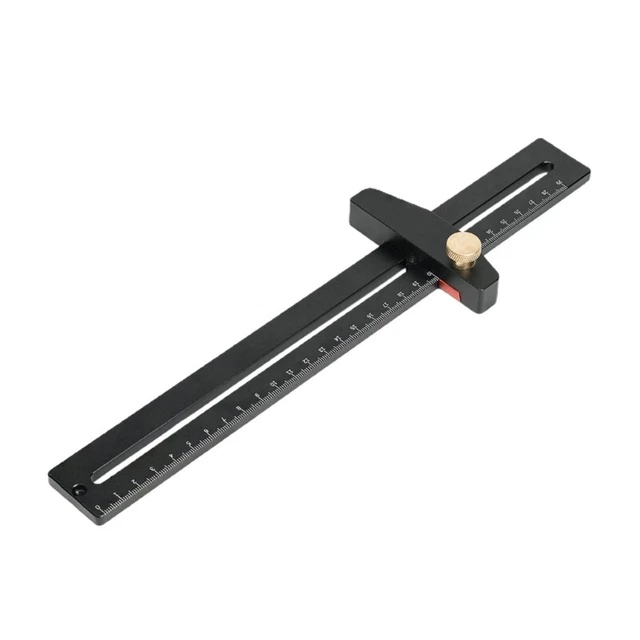 WOODWORKINGCOMPASS SCRIBER ADJUSTABLE Metric/Inch Drawing Ruler Circle ...