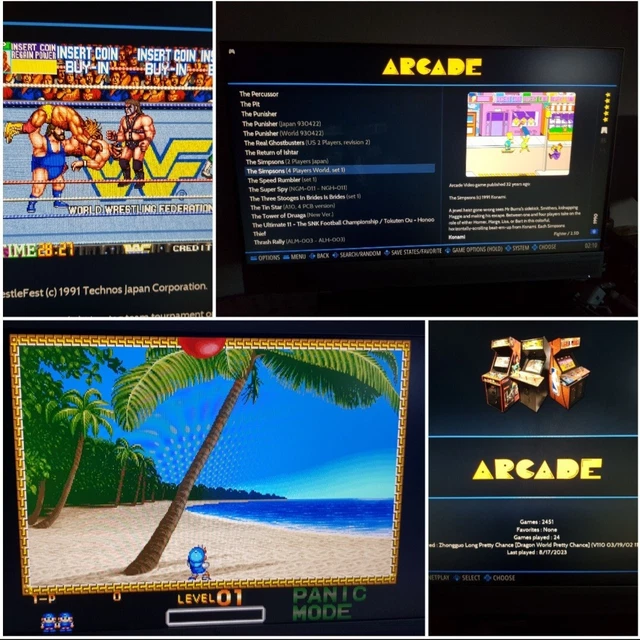 KINHANK SUPER CONSOLE MP100 Retro Games Console with 62,908 Built-In ...