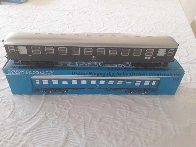 MÄRKLIN H0 00796-05 Personenwagen der FS Italien - Blech, neuwertig aus ...