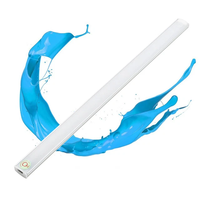 TOUCH SENSOR LIGHT Lightweight LED Portable Closet Cabinet Lamp Working ...