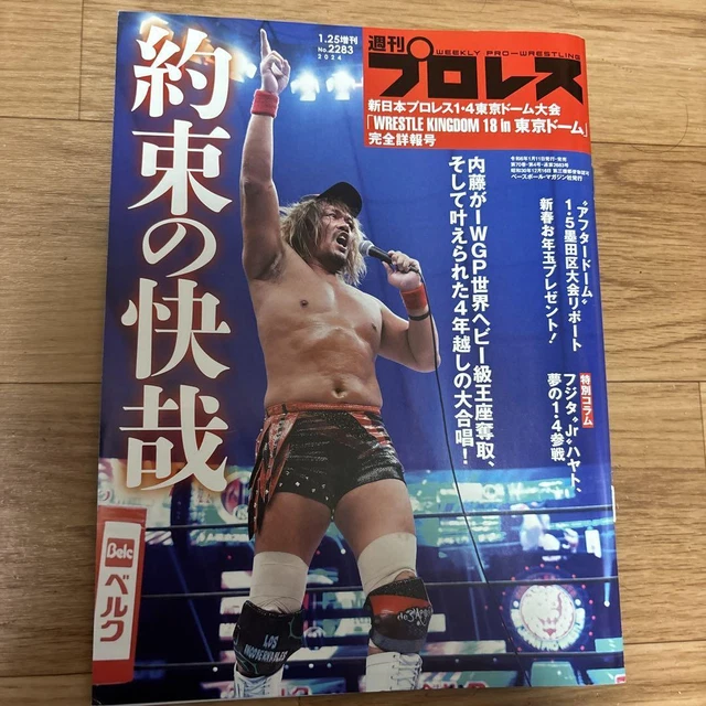 JAPANESE PRO WRESTLING Weekly Pro-Wrestling1.4 Tokyo Dome Complete ...