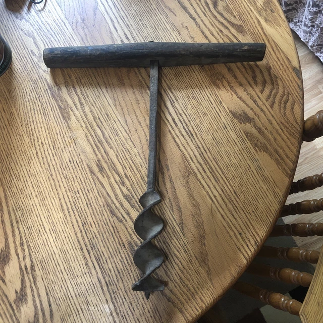 ANTIQUE BEAM AUGER for Timber Framing Beam Drill Primitive Tool for ...