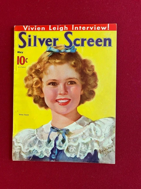 1939, SHIRLEY TEMPLE, "Silver Screen" Magazine (No Label) Scarce ...