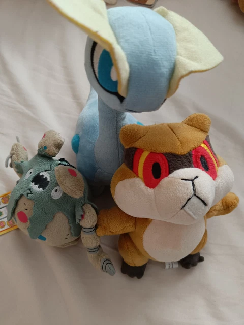 POKEMON CENTER PLUSH Bundle Amaura Garbodor Patrat official £10.00 ...