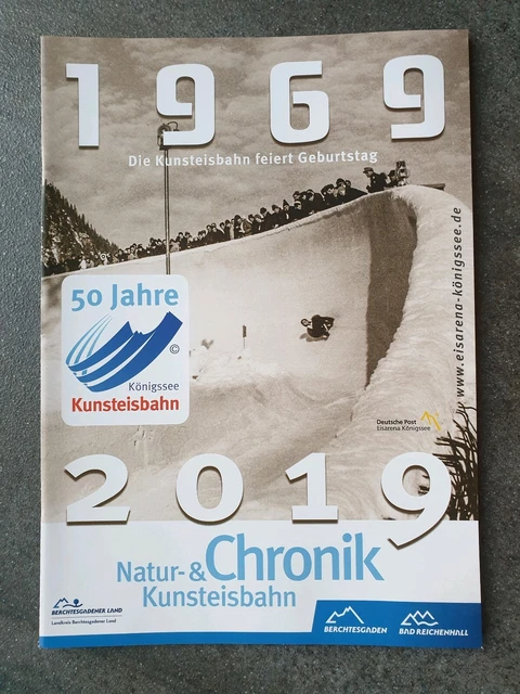 CHRONIK 50 JAHRE Kunsteisbahn Berchtesgaden-Königsee 1969-2019 Rarität ...
